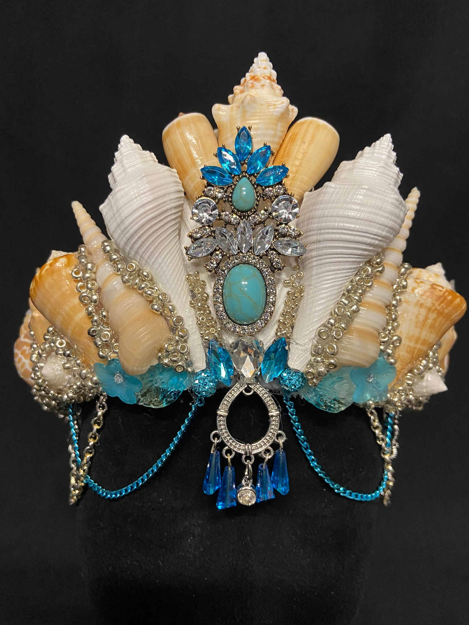 Mermaid Crown, Adult Mermaid Crown, Seashell Crown, Beach Crown ...