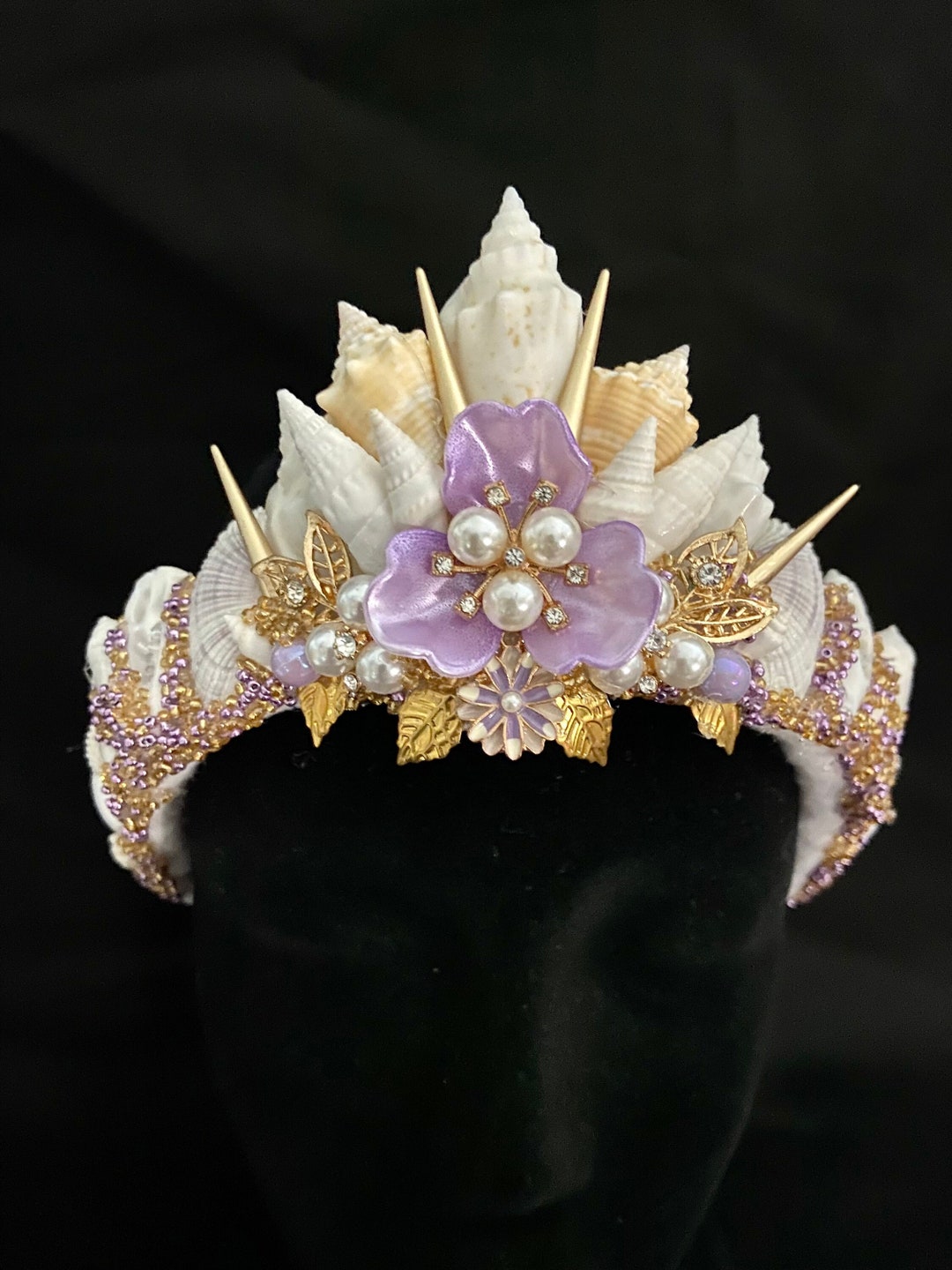 Mermaid Crown, Adult Mermaid Crown, Seashell Crown, Beach Crown ...