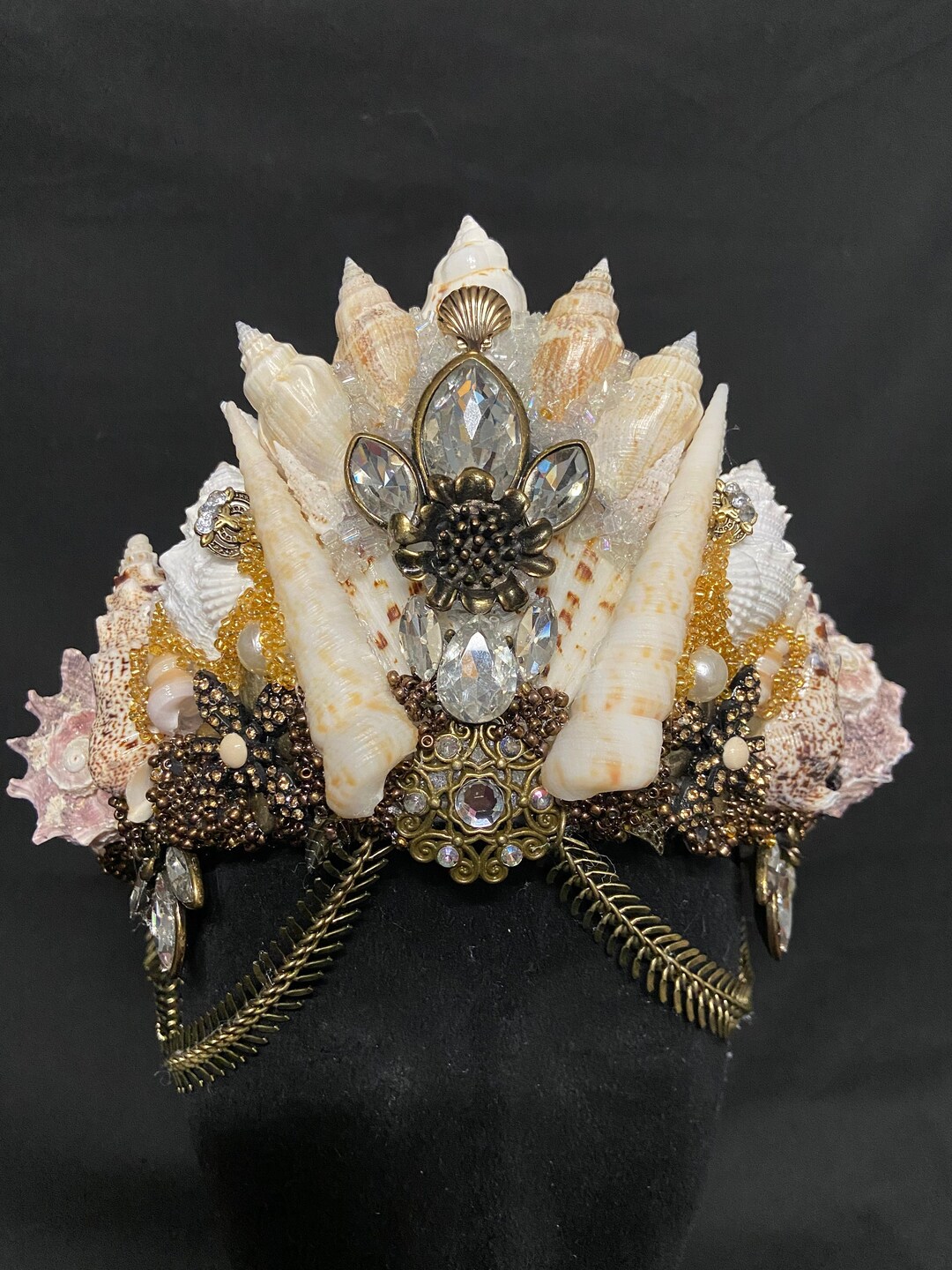 Mermaid Crown, Adult Mermaid Crown, Seashell Crown, Beach Crown ...
