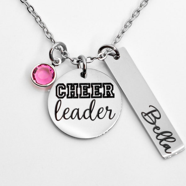 Cheerleader Necklace - Etsy