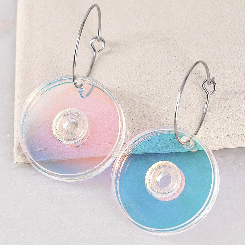 Cd Earrings - Etsy