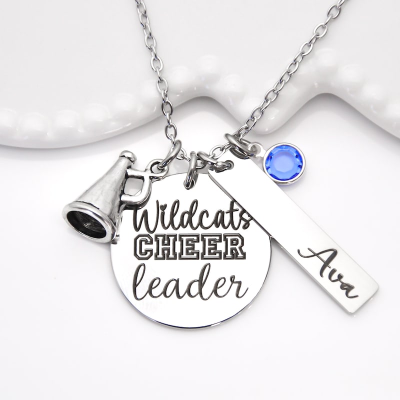 Cheerleader Necklace - Etsy