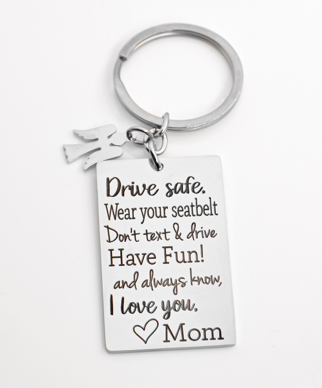 Personalized Drive Safe Key Chain, Gift for New Driver, Sweet 16 - Etsy