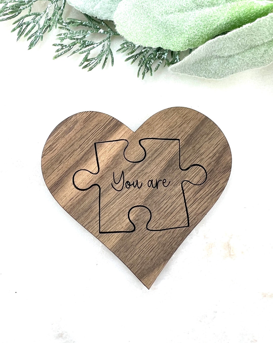 You Are My Missing Piece, 2 Piece Puzzle Piece, Trinket Token ...