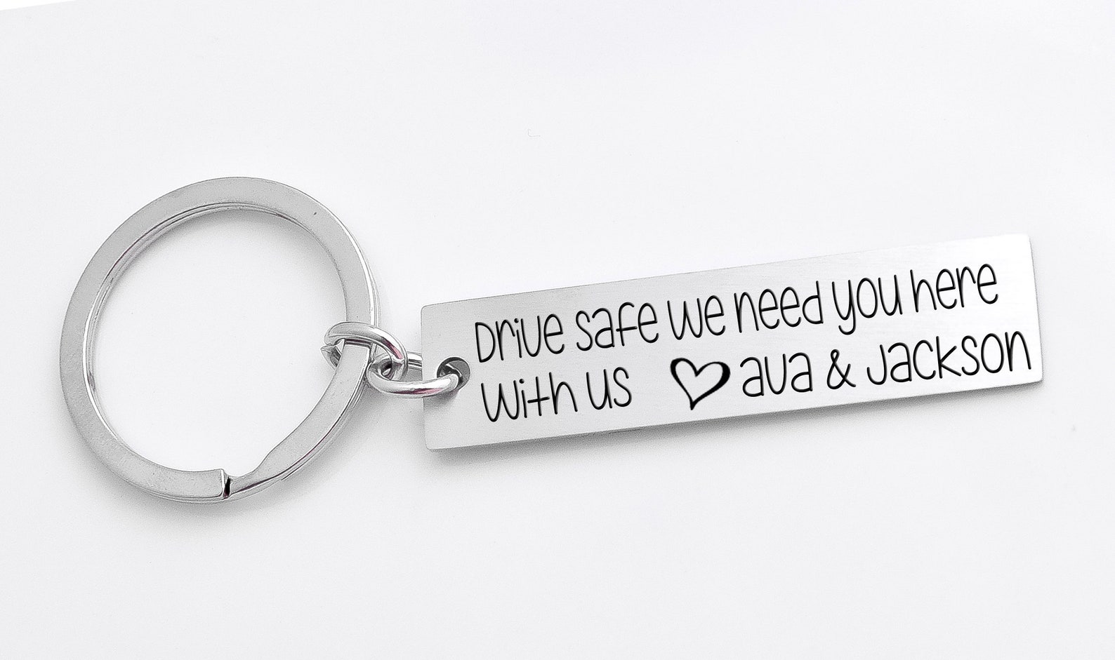 Drive Safe We Need You Here With Us Key Chain Key Chain for - Etsy