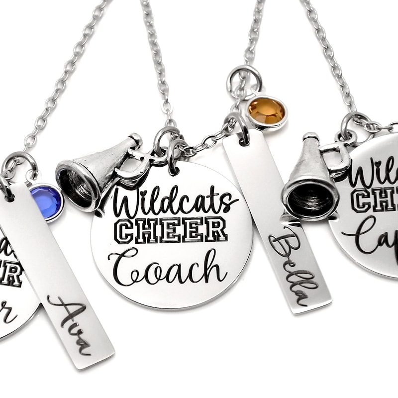 Cheerleader Necklace - Etsy