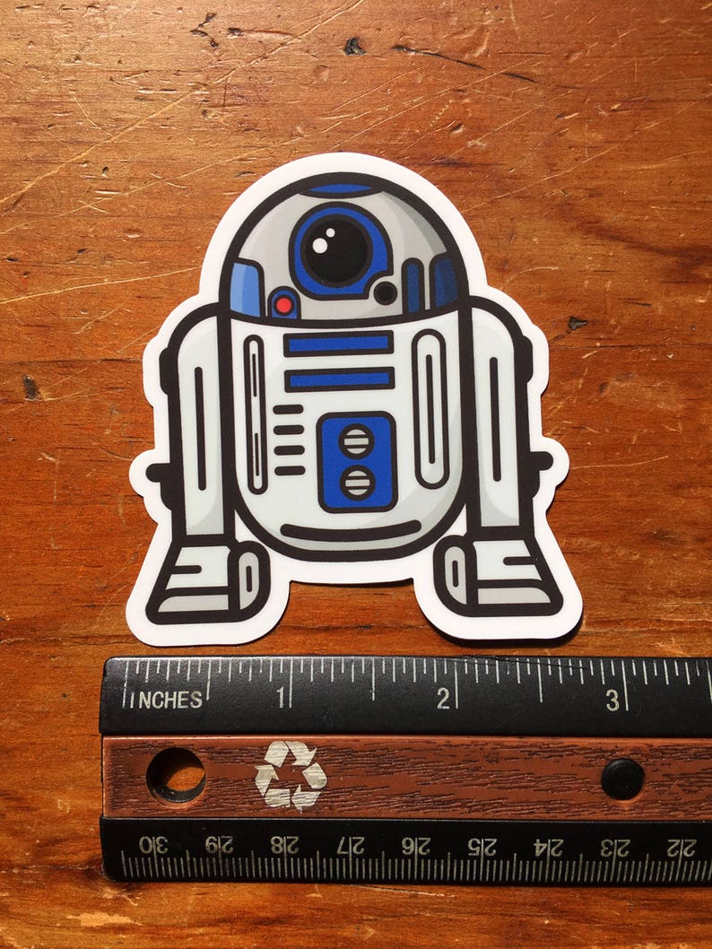 R2D2 Decal FREE US Shipping Weatherproof Star Wars - Etsy