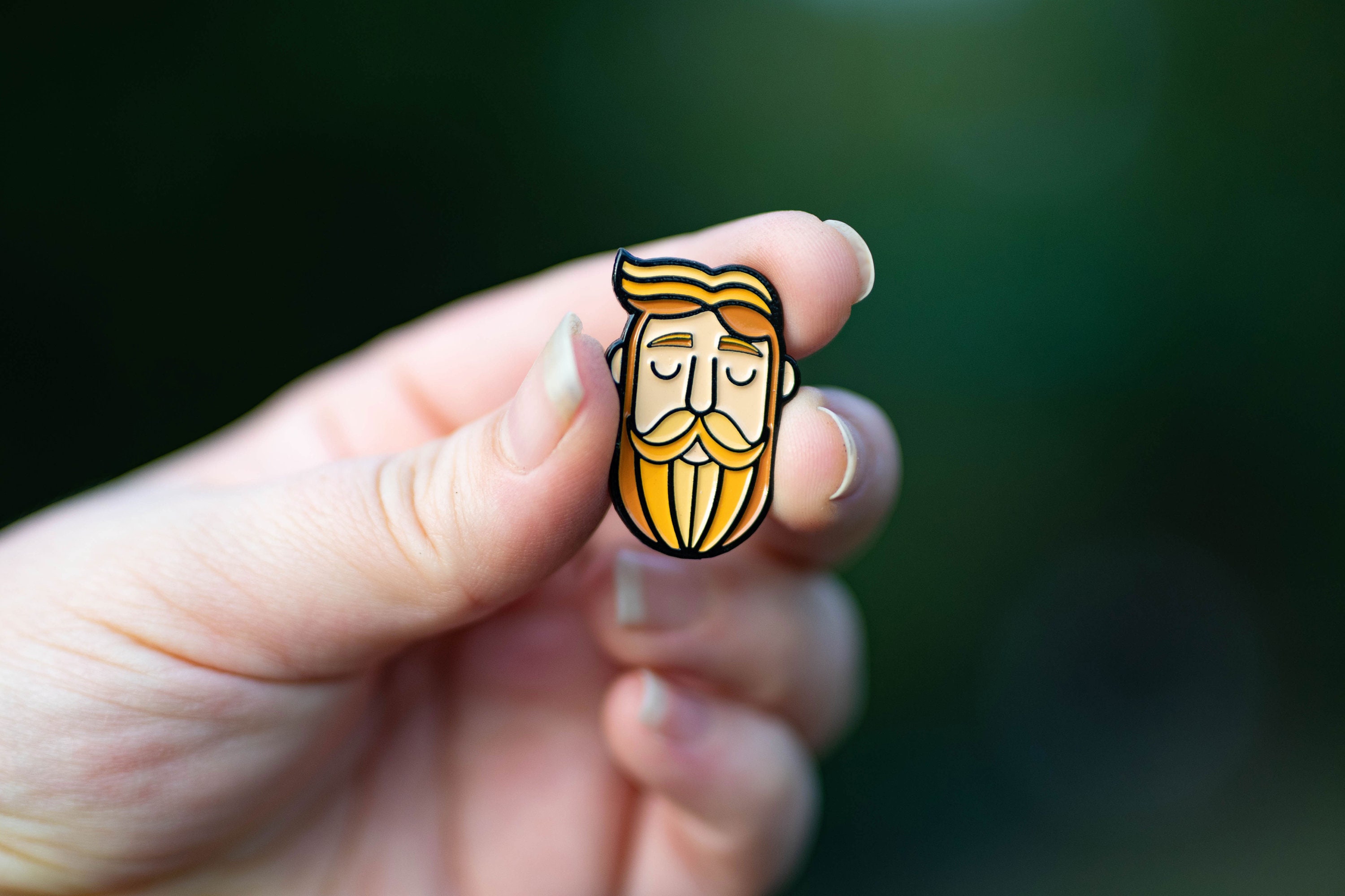 Movember No Shave November Enamel Pins Soft Enamel | Etsy