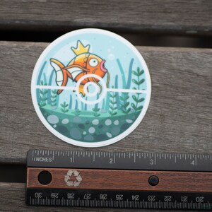 Magikarp Pokéball Aquarium | 3in Decal | FREE US Shipping | 3in ...