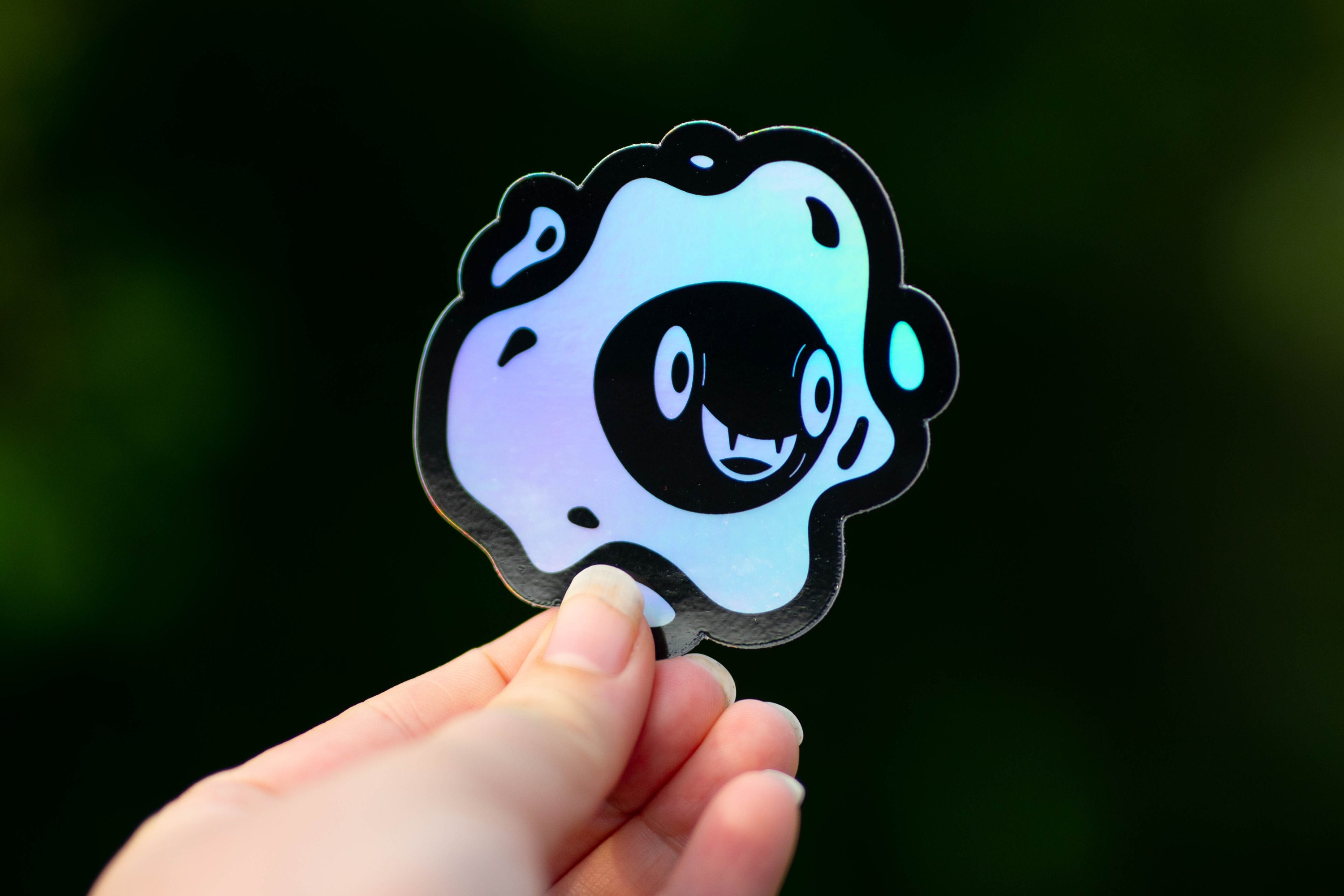 Gastly Holographic Decal 3in Decal FREE US Shipping 3in | Etsy