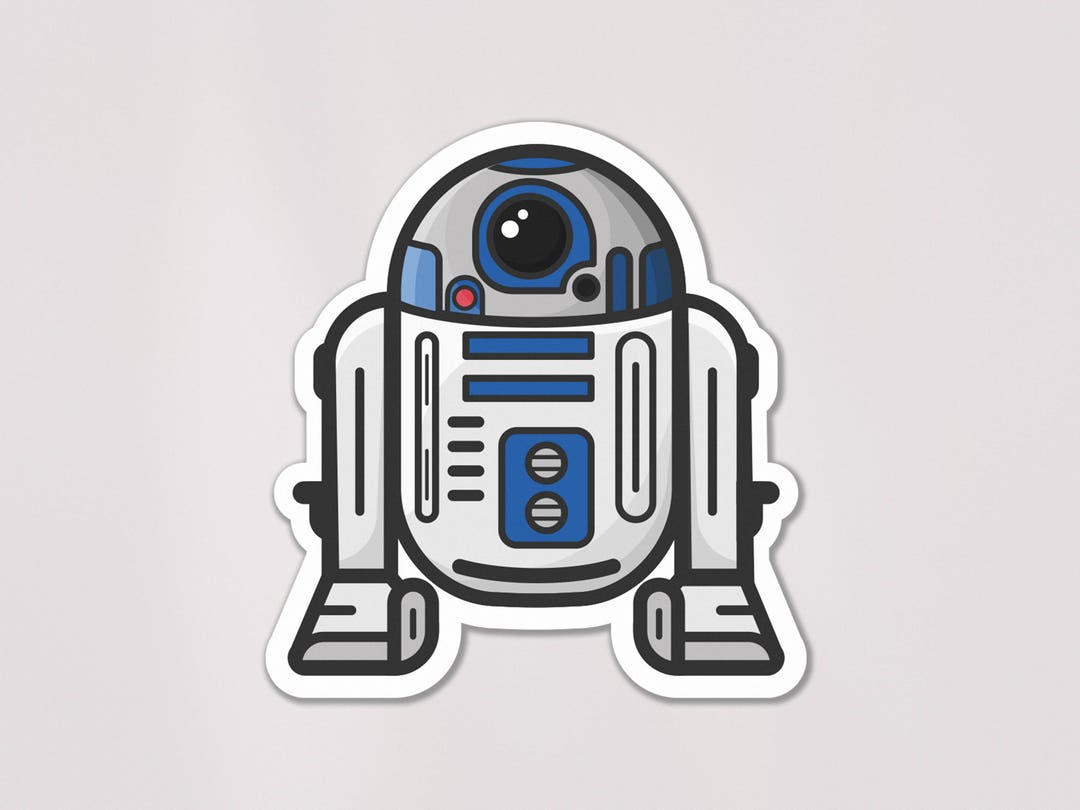 R2D2 Decal FREE US Shipping Weatherproof Star Wars Droid Vinyl - Etsy