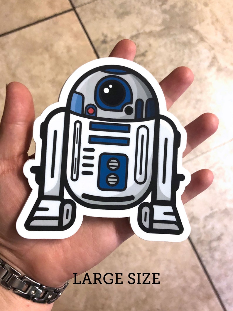 R2D2 Decal FREE US Shipping Weatherproof Star Wars - Etsy