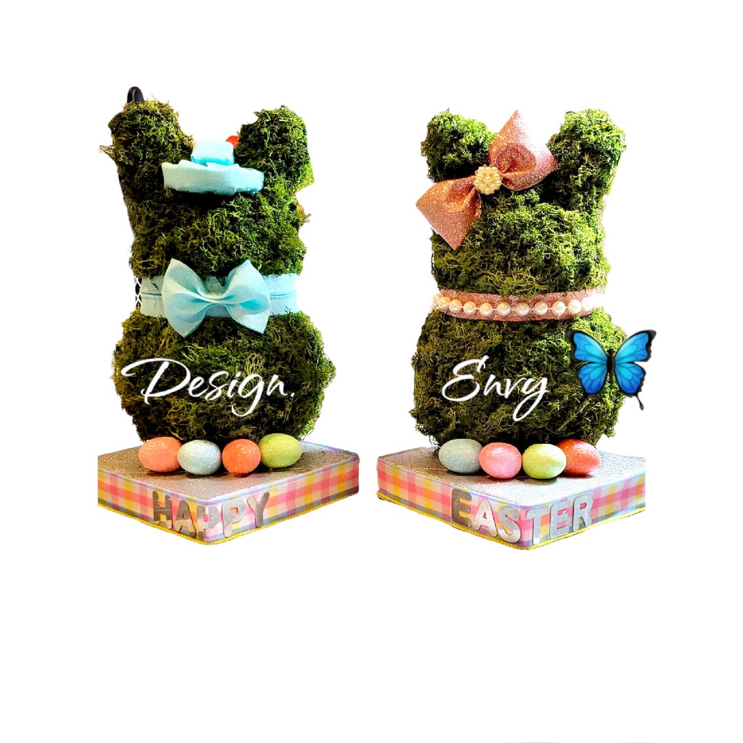 Topiary Inspired Bunnies - Etsy