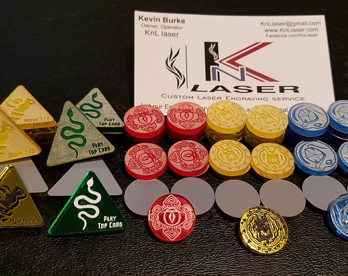 Complete Set of Treasure Tokens Plus Stung and Poison Tokens for ...