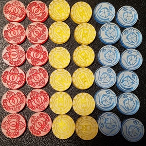 Fireball Island Treasure Tokens - Etsy