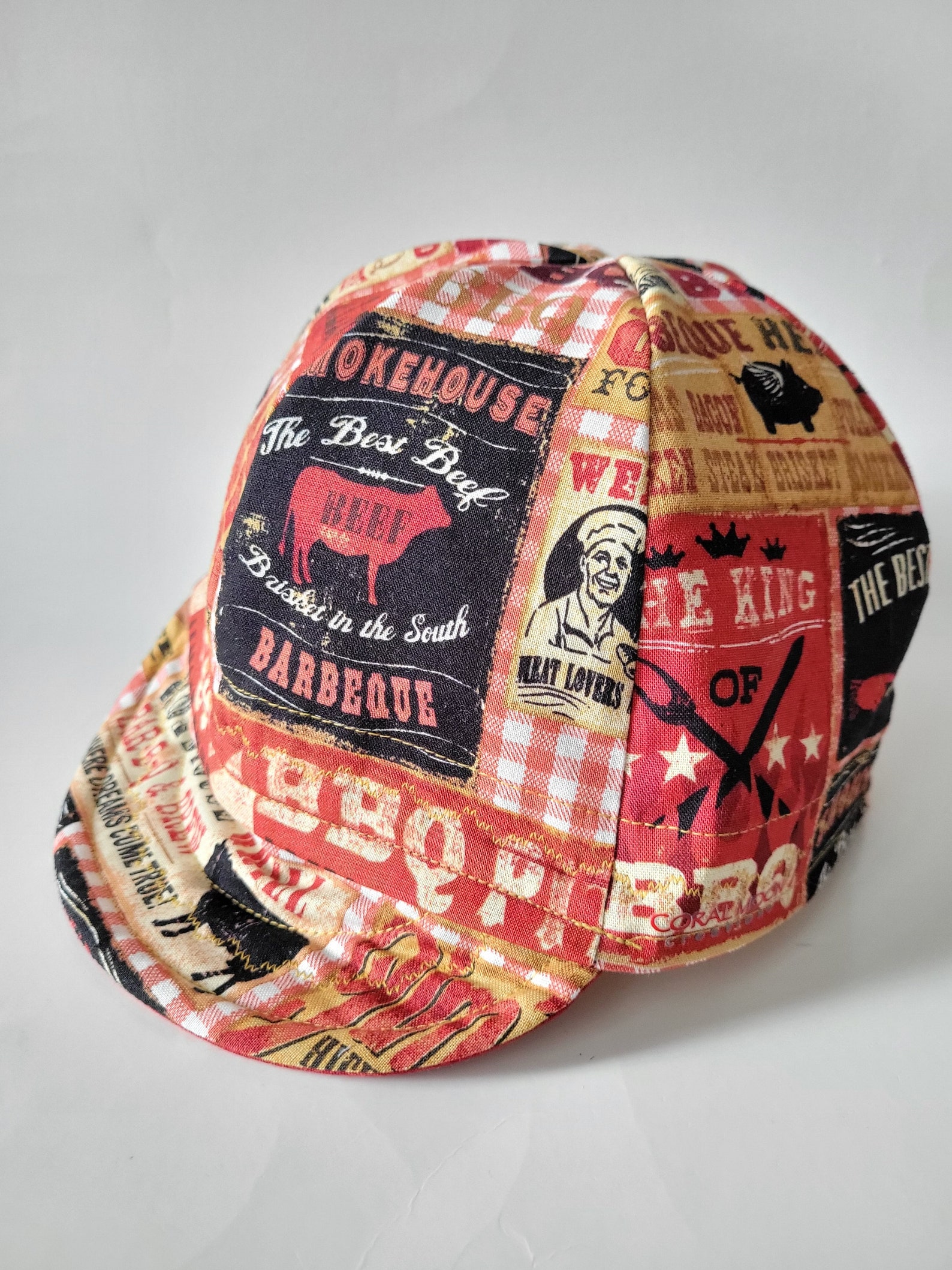 BBQ Reversible Welding Cap Custom Cotton Welders Hat Fitters - Etsy
