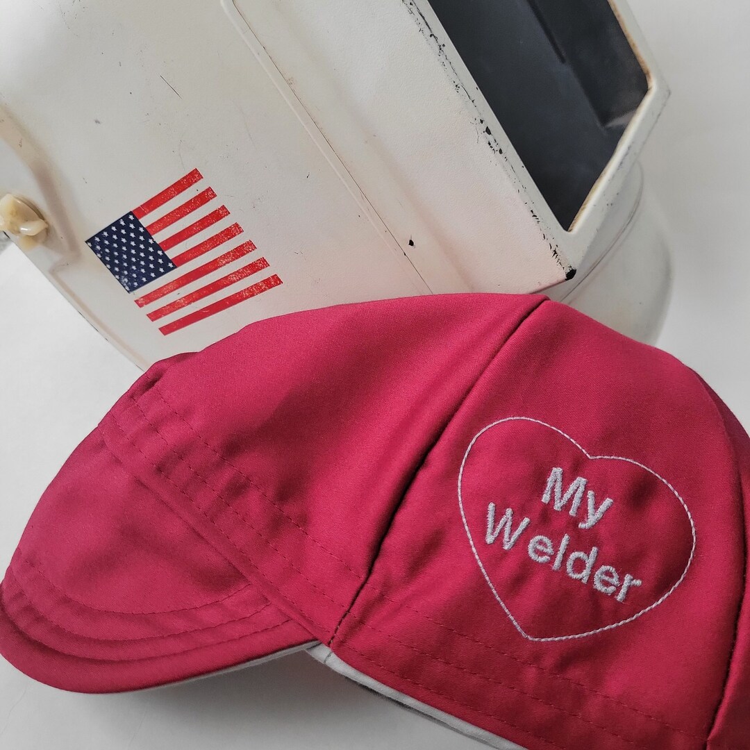 Valentines Day Reversible Welding Cap, Custom Cotton Welders Hat/beanie ...