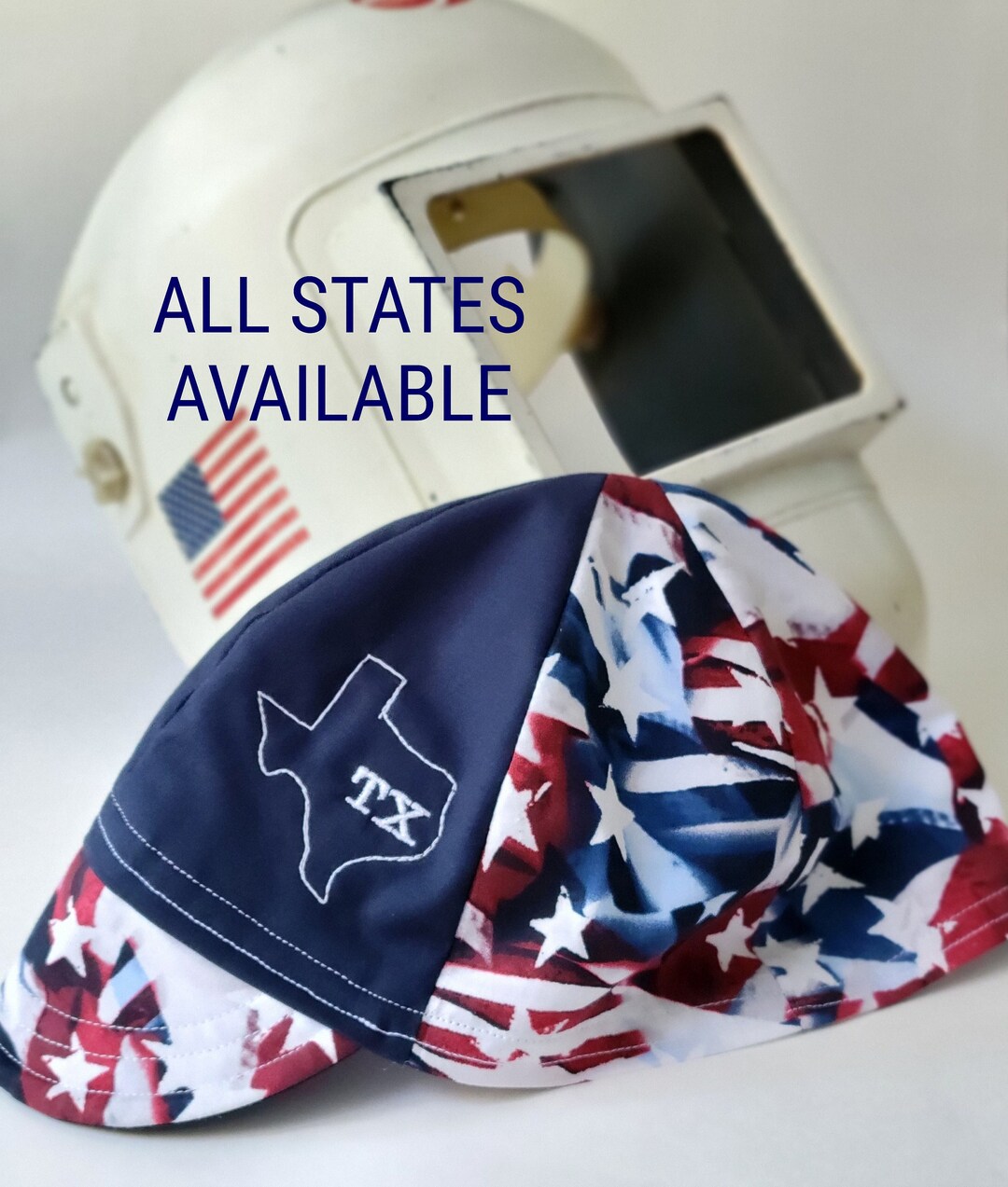 Patriotic Welding Cap Embroidered State Personalized Welder Hat ...