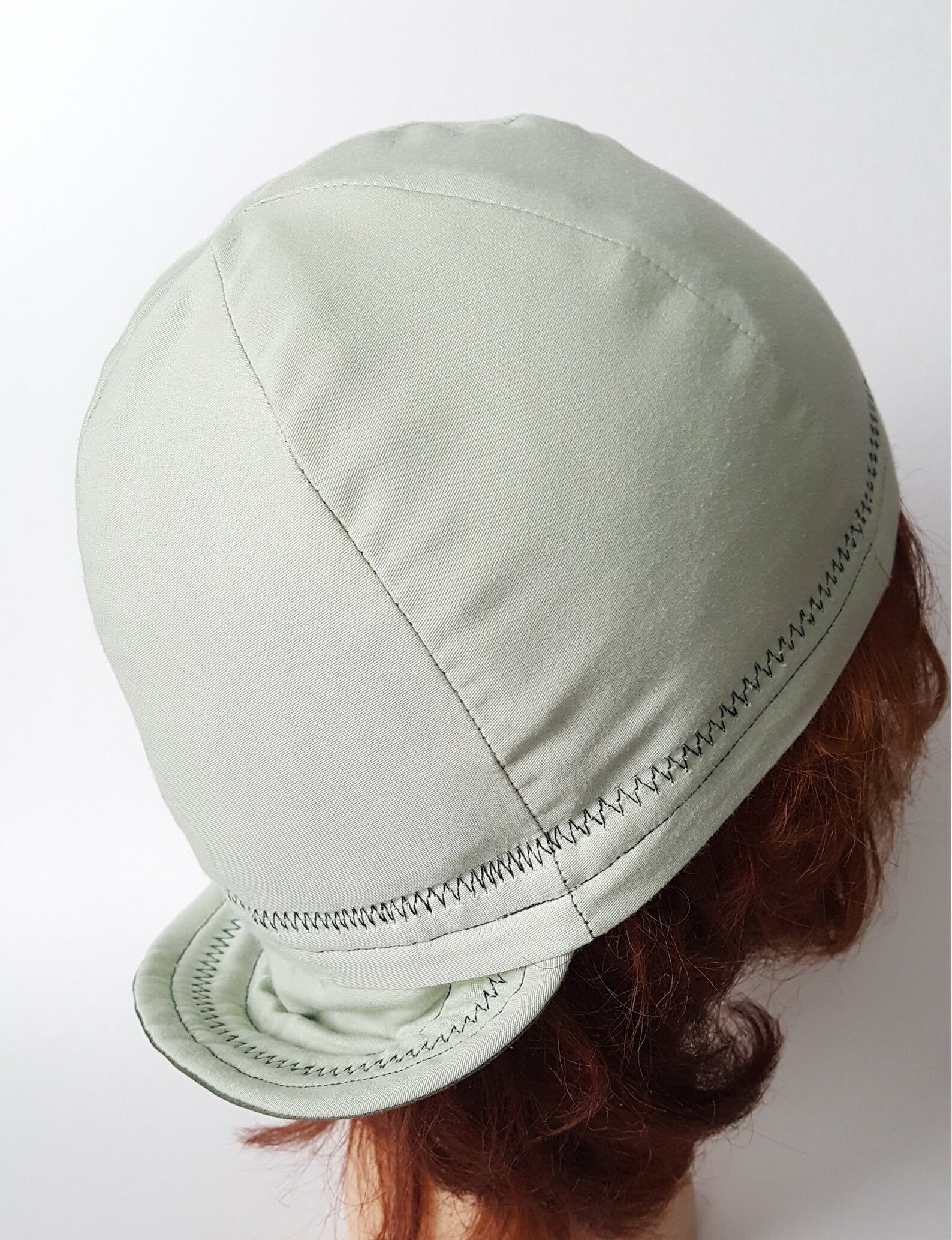Luxury Cotton Sateen Welding Cap Reversible Weld Cap Green | Etsy