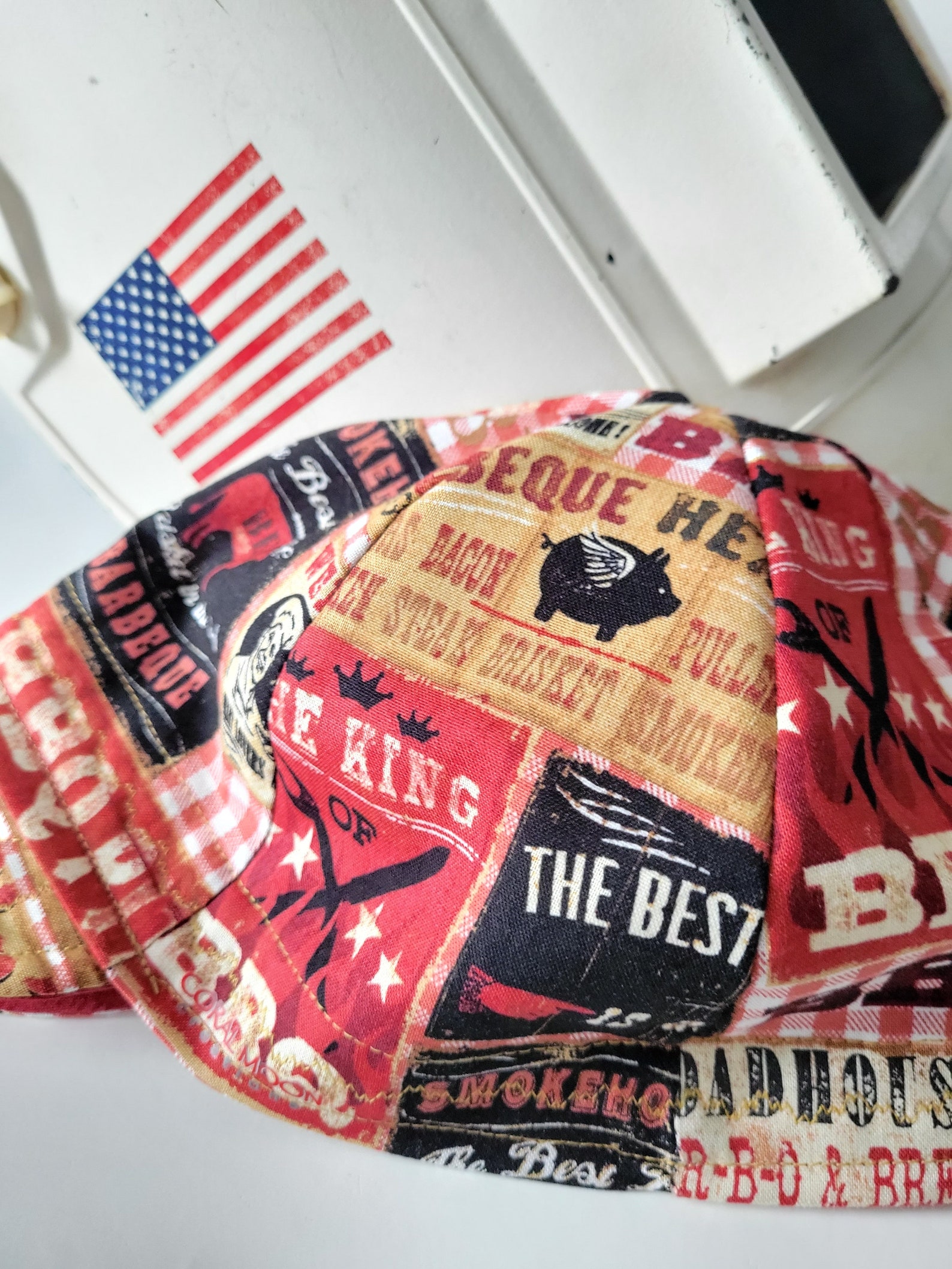 BBQ Reversible Welding Cap Custom Cotton Welders Hat Fitters - Etsy