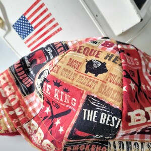 BBQ Reversible Welding Cap Custom Cotton Welders Hat Fitters Cap ...