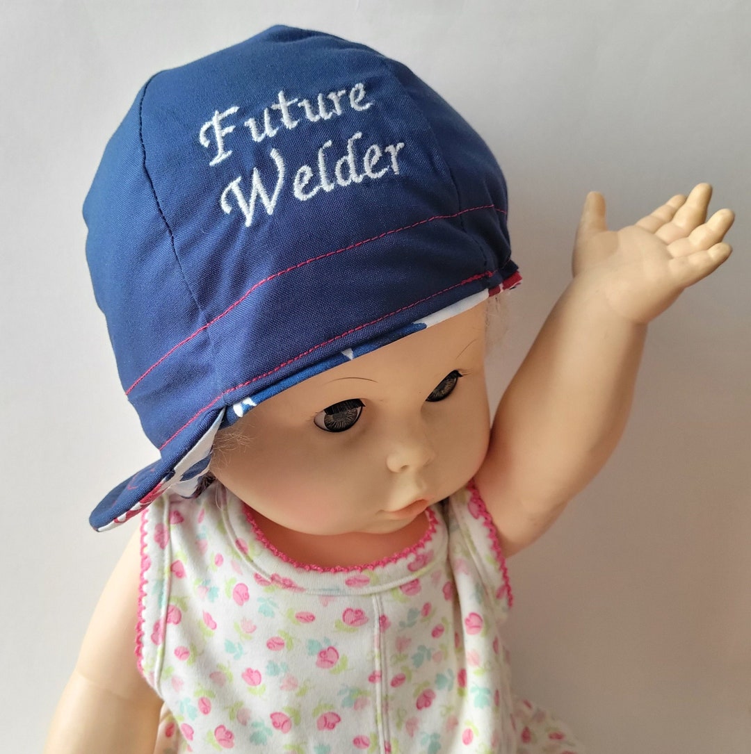 Baby Infant Toddler Welding Cap Embroidered With "future Welder" Unisex ...