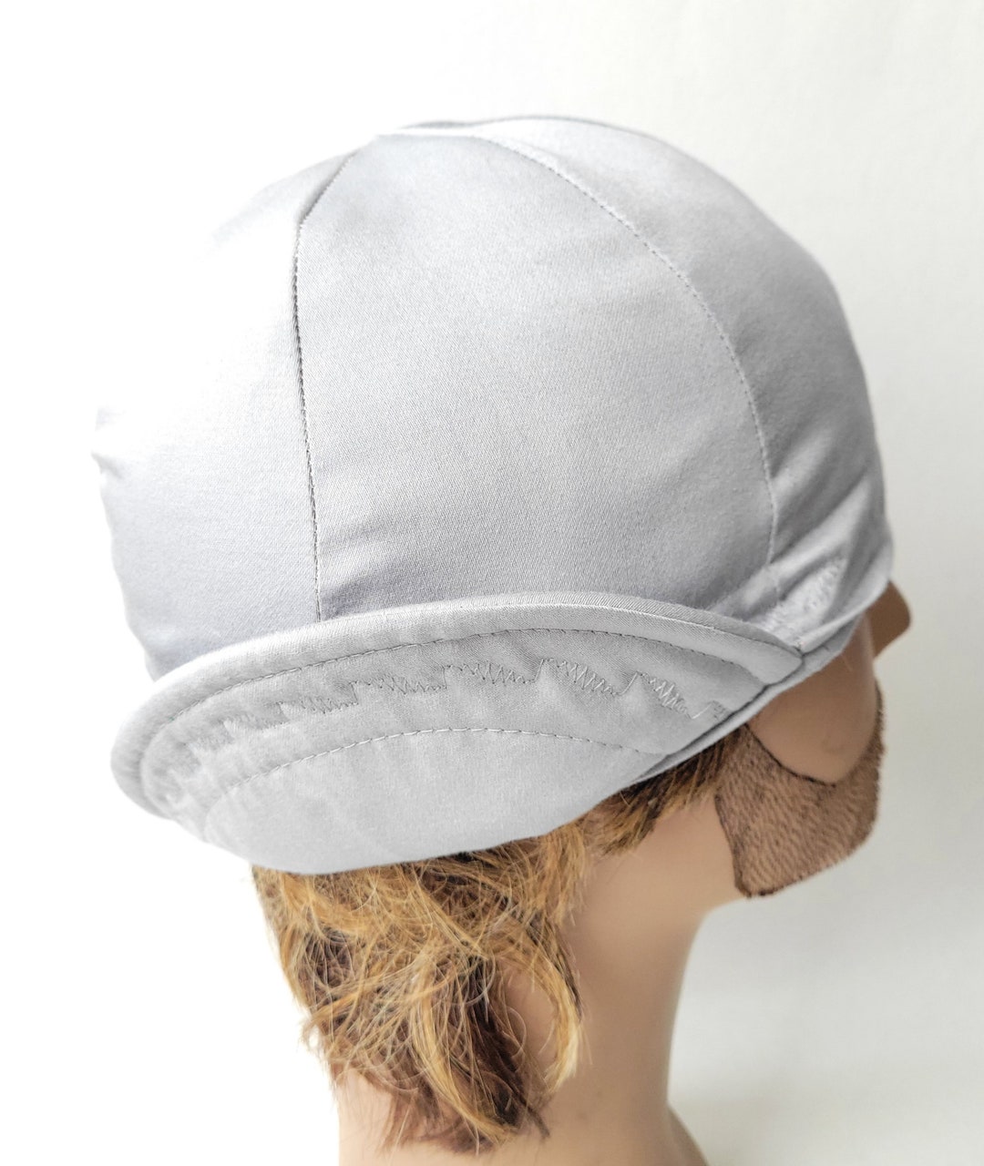 Gray Custom Cotton Reversible Welding Cap Gift for Welder Headwear ...