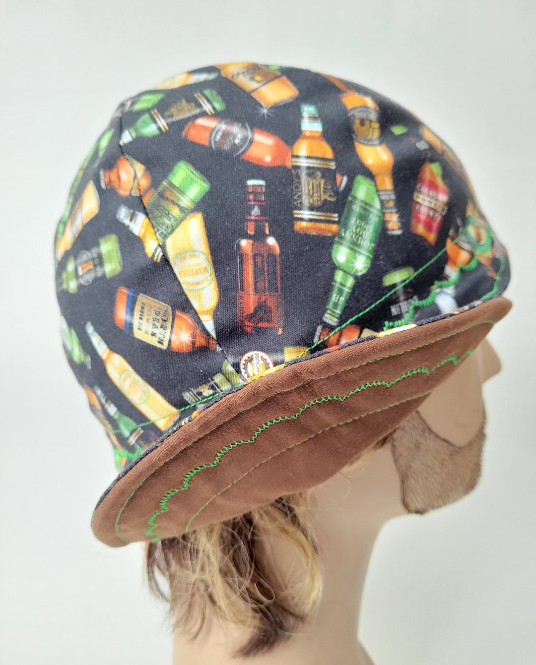 Custom Cotton Reversible Welding Cap Gift for Welder Headwear Lined ...