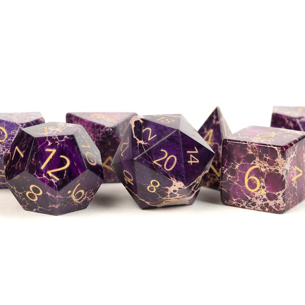Purple Dice Set - Etsy