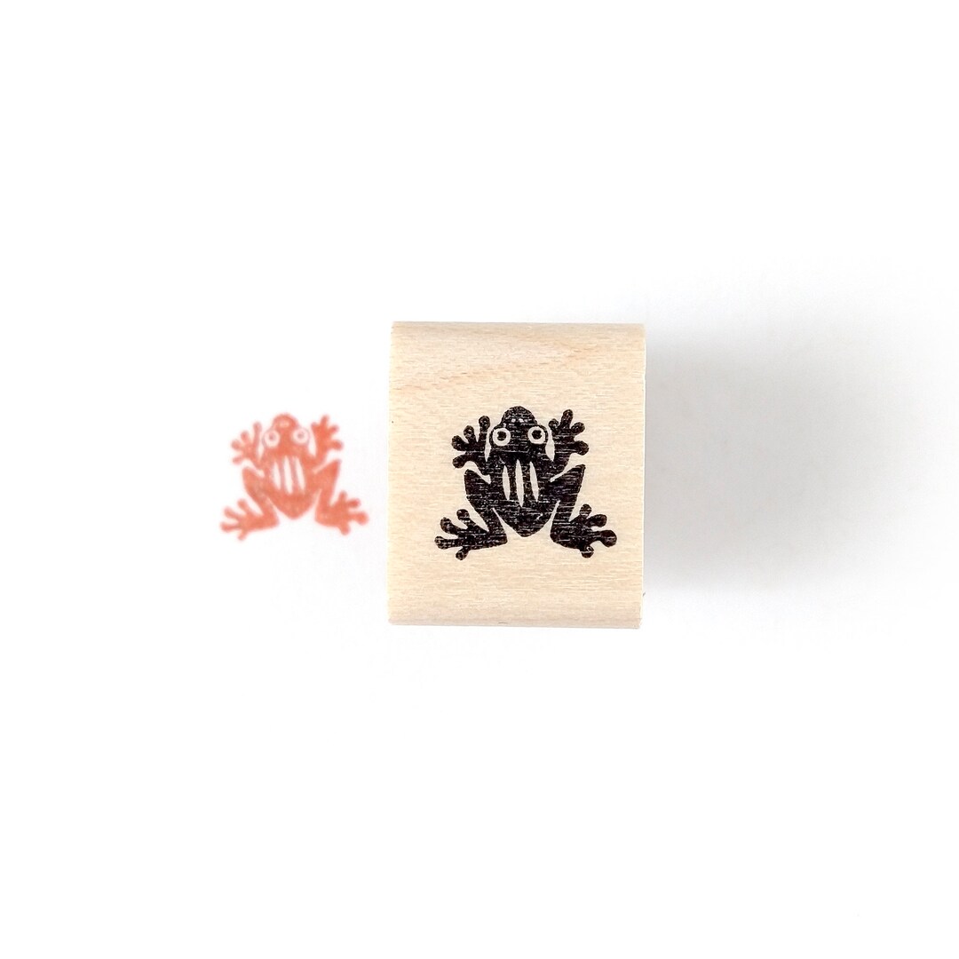 Frog Mini Stamp - Etsy