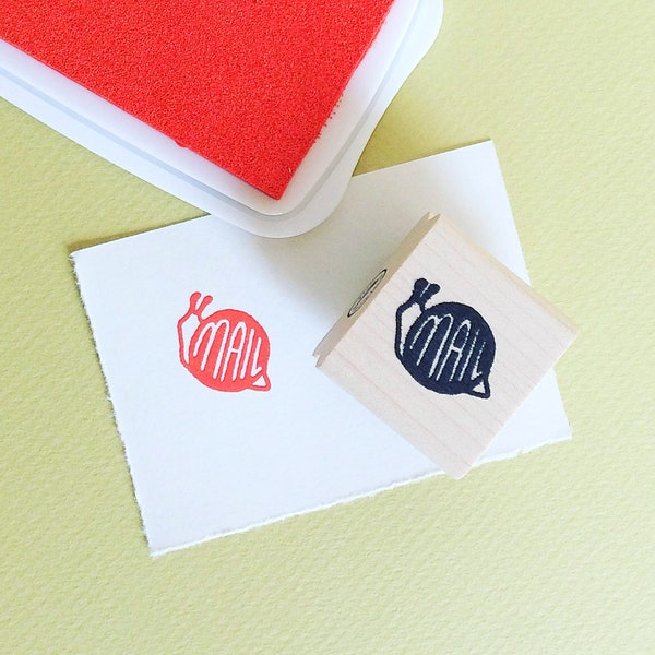 Snail Mail Stamp - Etsy
