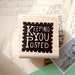 Keeping You Posted Rubber Stamp - Etsy