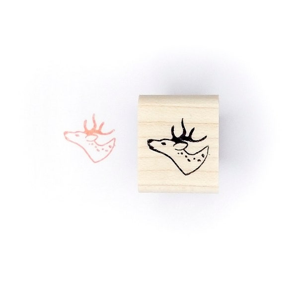 Deer Rubber Stamp - Etsy