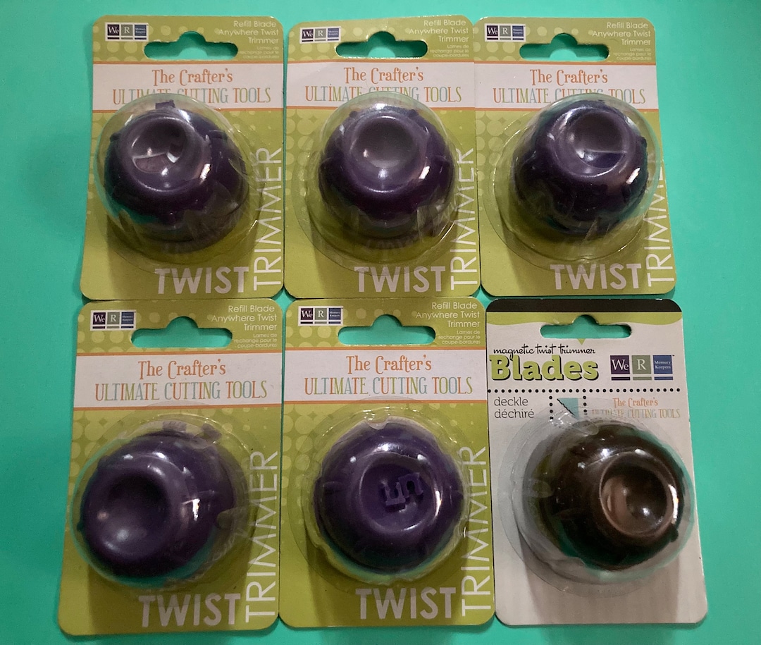 We R Memory Keepers Magnetic Anywhere Twist Trimmer Refill Blade Lot of ...