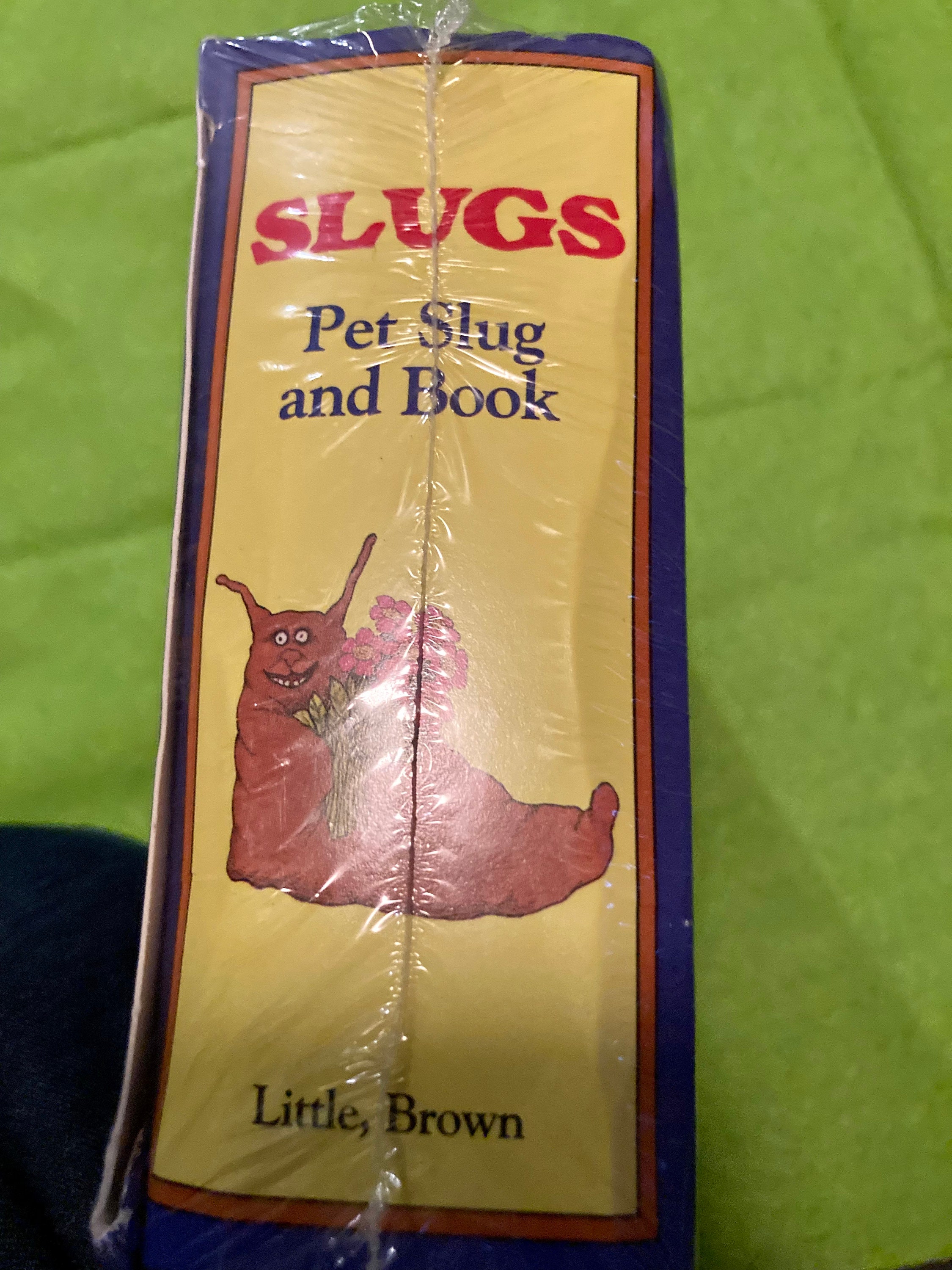 Vtg SLUGS Your Very Own Book and Pet Slug Plush by David Greenberg ...