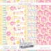 Pink Lemonade Digital Paper Pack: Scrapbook Clipart (digital Download ...