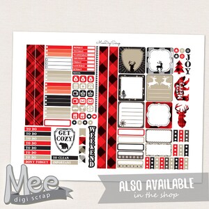 Christmas Digital Paper,buffalo Plaids Digital Papers,scrapbook Digital ...