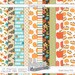 Thanksgiving Digital Papers and Clip Art,digital Scrapbook Kit,fall ...
