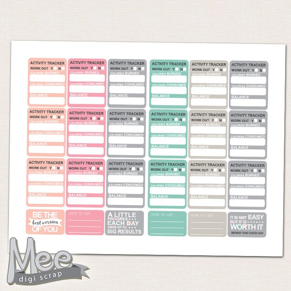 Fitness Stickers - Etsy