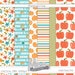 Thanksgiving Digital Papers and Clip Art,digital Scrapbook Kit,fall ...