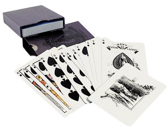 Vintage Playing Card Box - Etsy