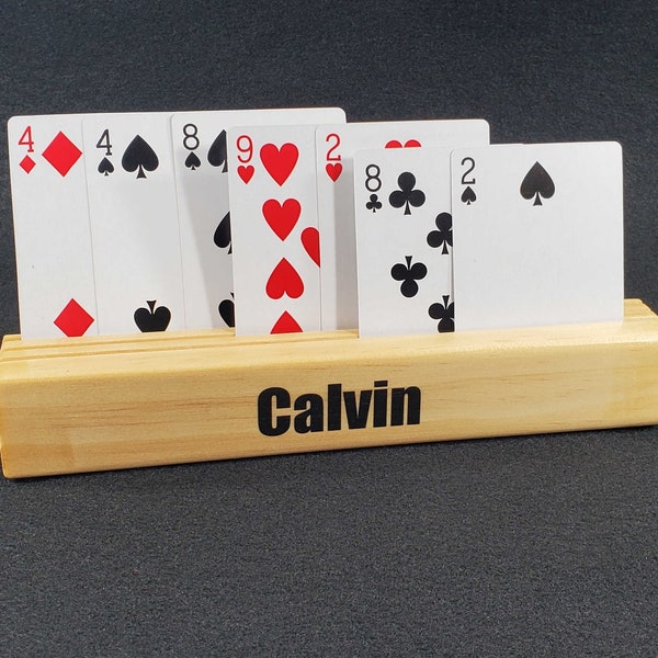 Wooden Playing Cards - Etsy