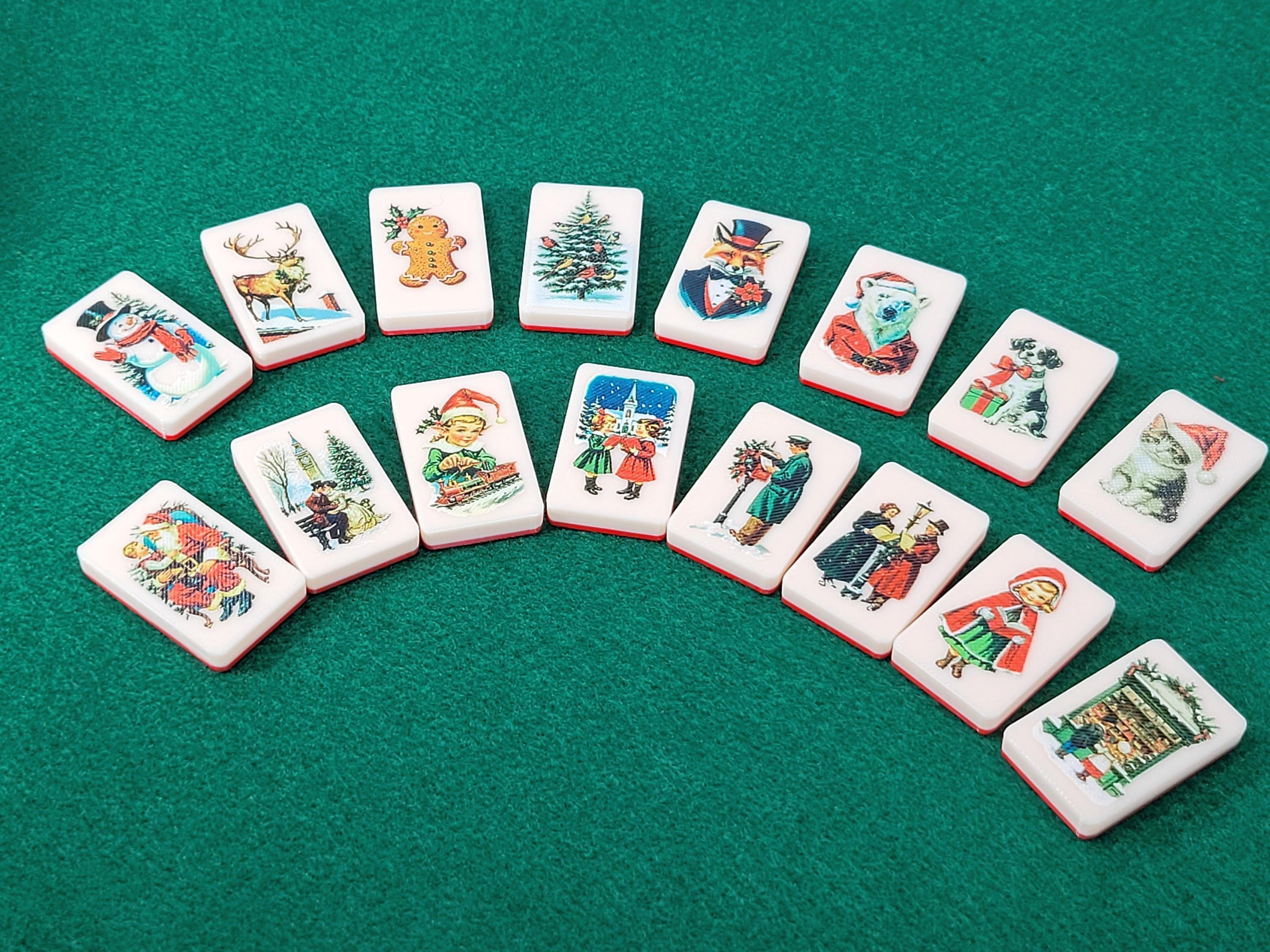Christmas Mahjong Tile Game: Seaside Escape, Memory Match - Made in USA ...
