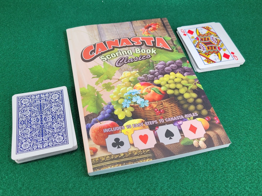 Canasta Scoring Book: Classic Scorepad With Rules & Sheets - Etsy