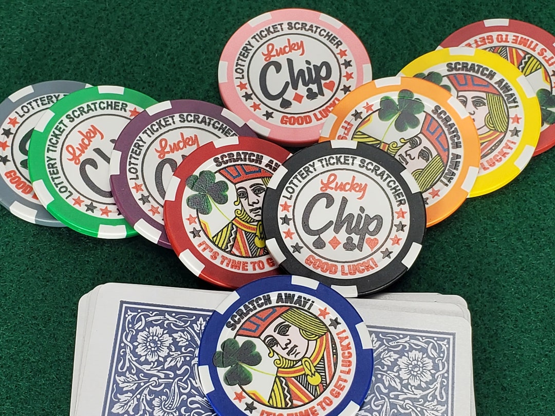 Lucky Lottery Ticket Scratcher Poker Chips - Pack of 10 - Etsy