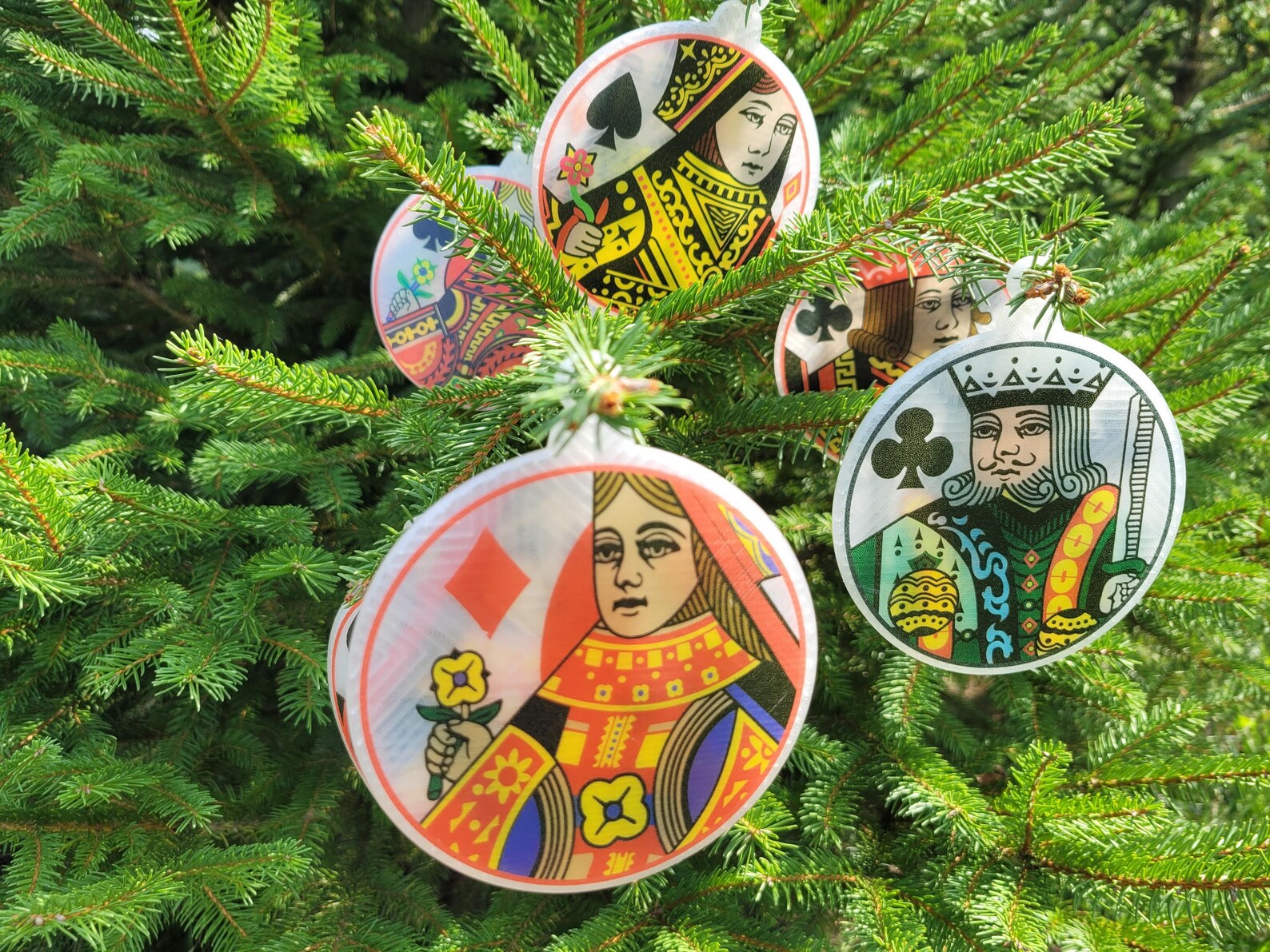 Playing Card Christmas Ornament: Custom Poker, Canasta, or Pinochle ...