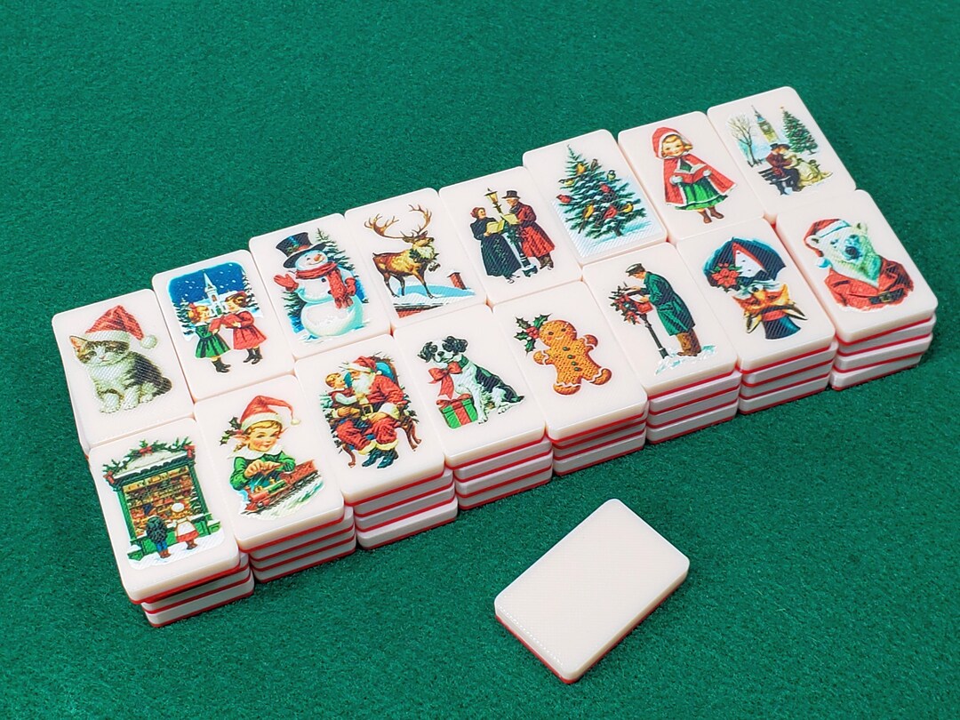 Christmas Themed Mahjong Tile Match or Seaside Escape Game - Also Used ...