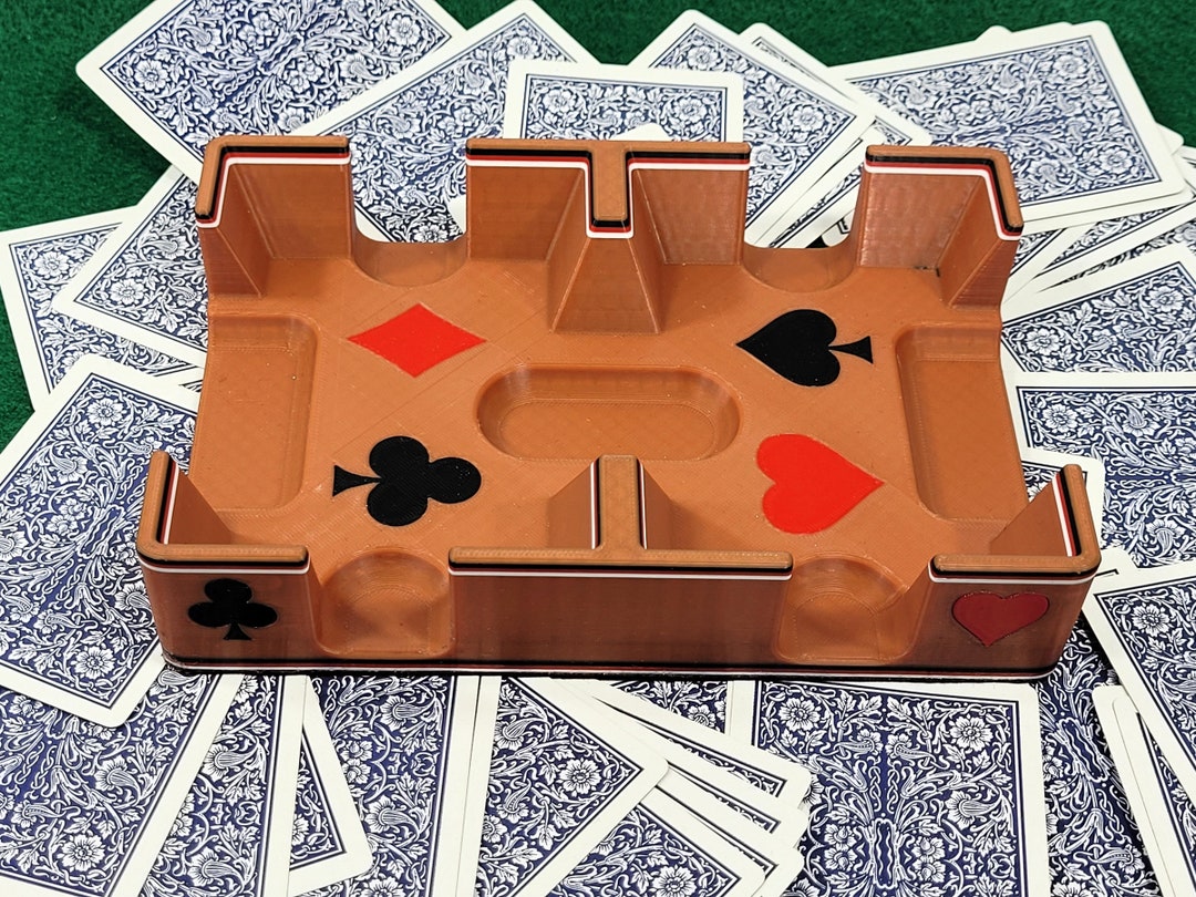 Ritzy Playing Card Tray, Suited Design Built Into the Holder! Cardian 2 ...