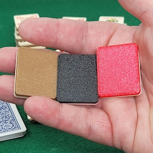 Poker Playing Card Tiles: Two-tone Plastic Card Deck, Made in USA - Etsy