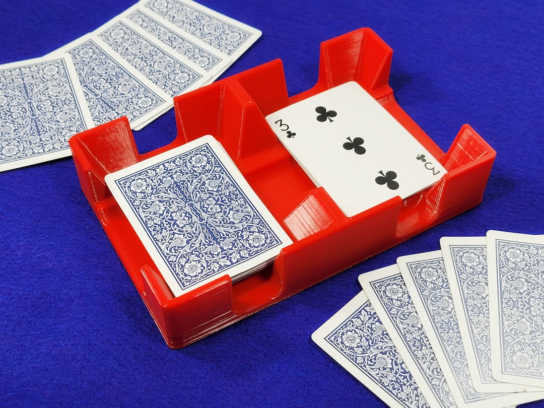 Playing Card Tray for Canasta, Rummy, UNO Card Games, Cardian ...